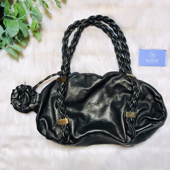 Botkier | Bags | Botkier Braided Handle Satchel Pewter | Poshmark